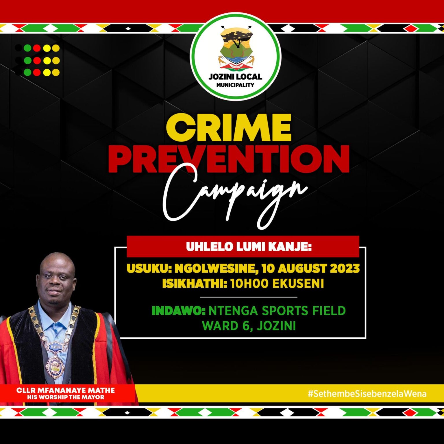 CRIME PREVENTION CAMPAIGN | Jozini
